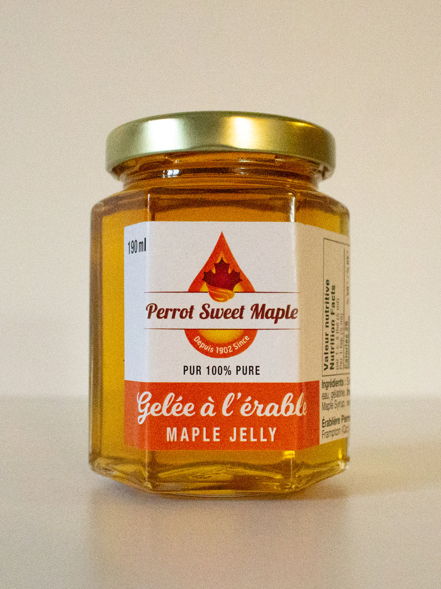 Maple jelly made with organic syrup – Perrot Sweet Maple